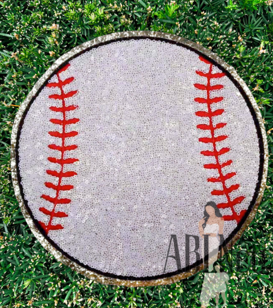 Baseball Sequin Patch – ABLNco