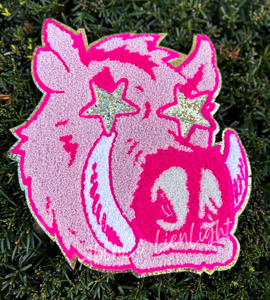 PREPPY PINK MASCOT™ Chenille Patch Only - DIY Craft – ABLNco